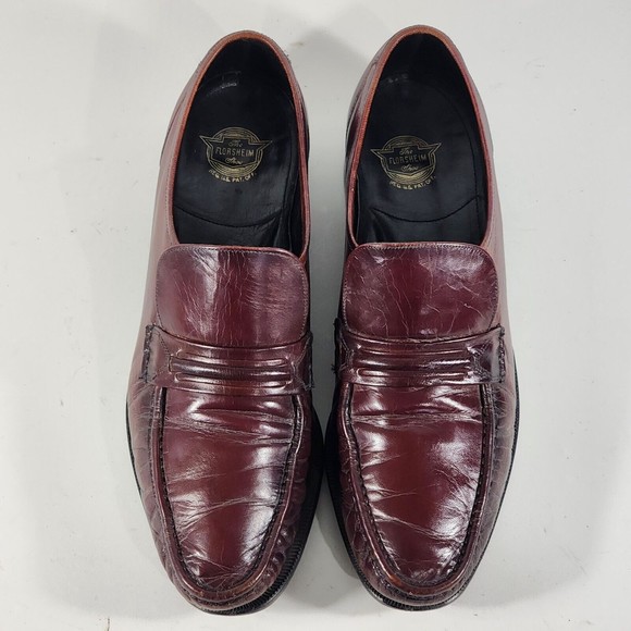 Florsheim | Shoes | Florsheim 33455 Como Mens Burgundy Slipon Shoes ...